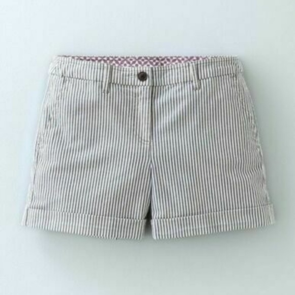 Boden | Shorts | Boden 6 Stripe 4 Chino Shorts Bluewhite | Poshmark